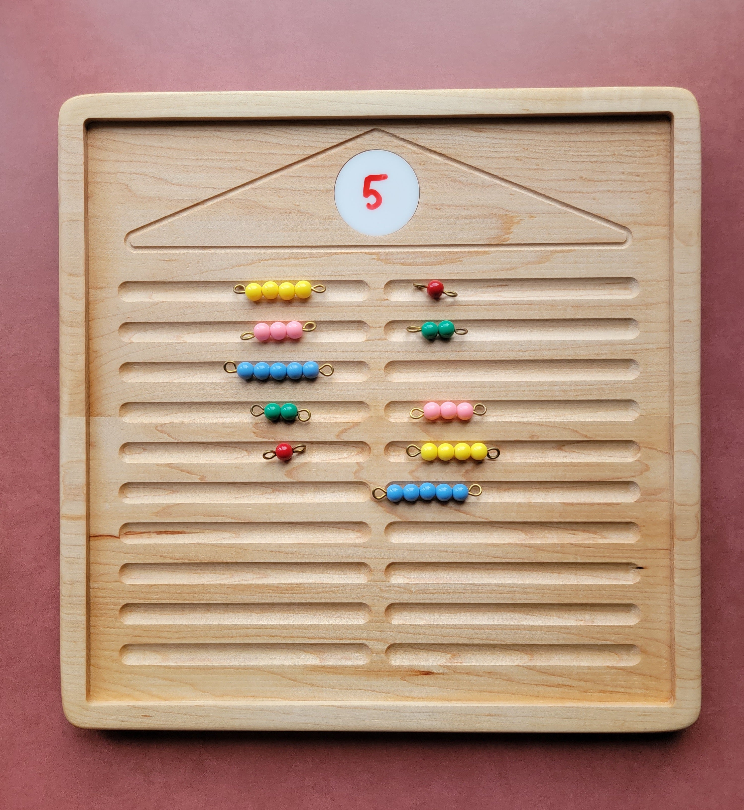 Montessori bead house - Number bonds - Number decomposition- Kindergar ...