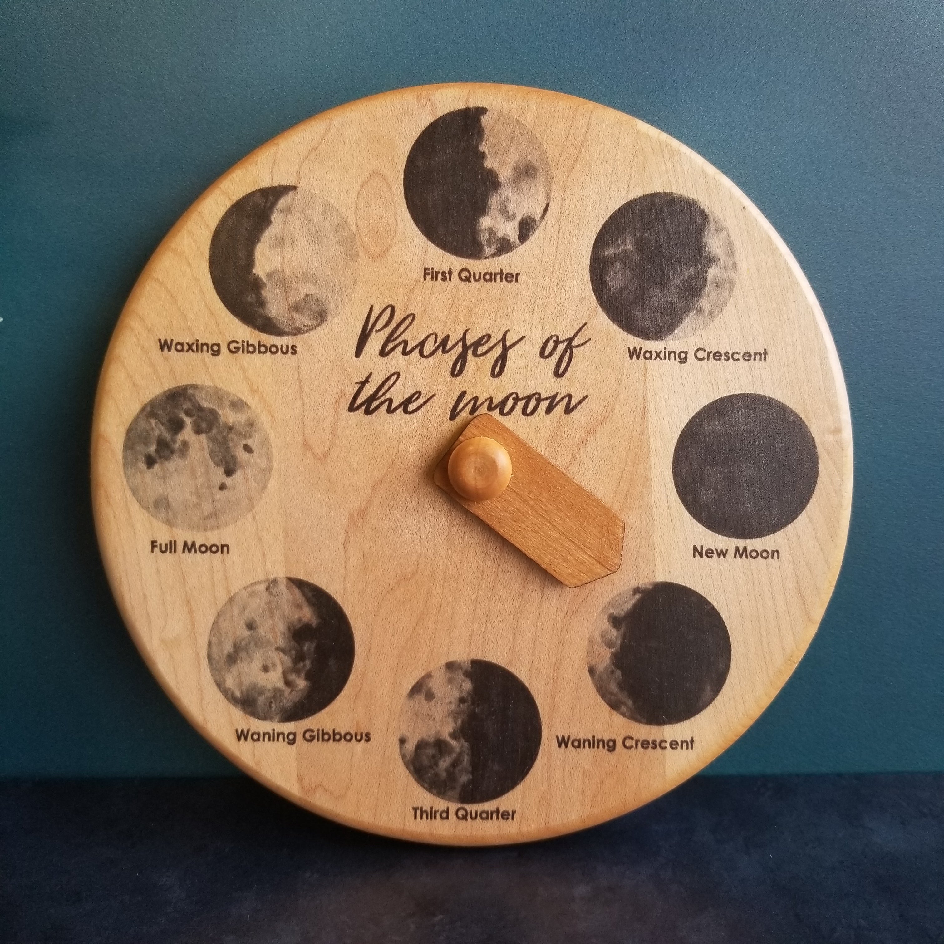 SECONDS/IMPERFECT Moon phase wheel - phases of the moon – MirusToys