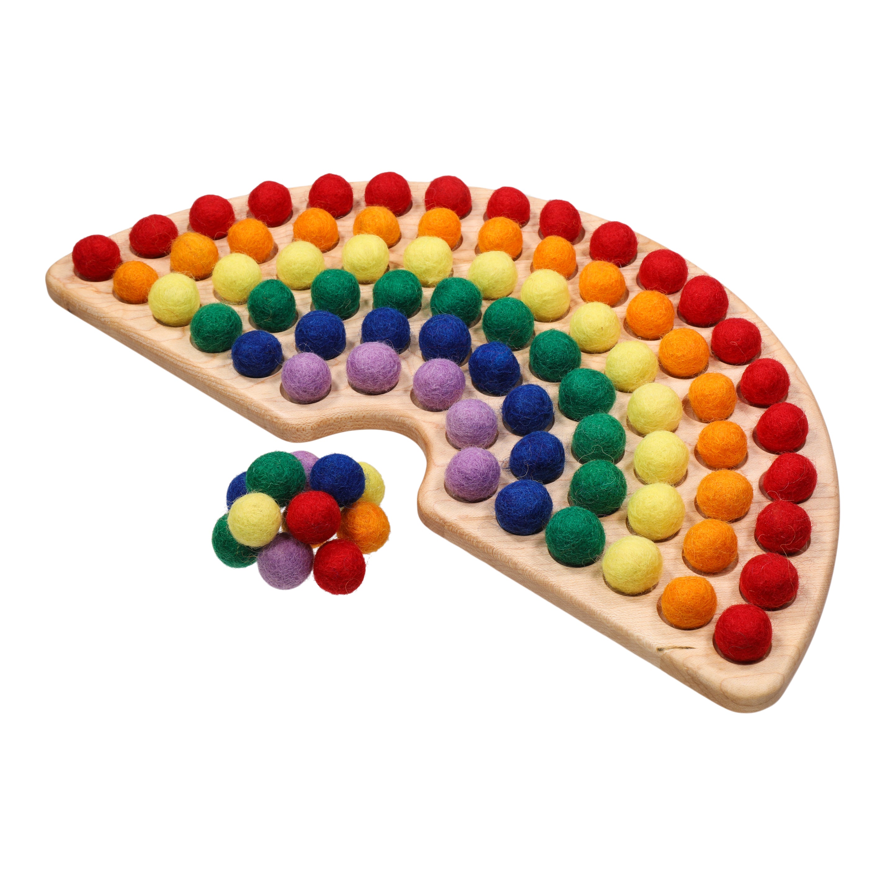 Rainbow color sorting toy -montessori materials – MirusToys
