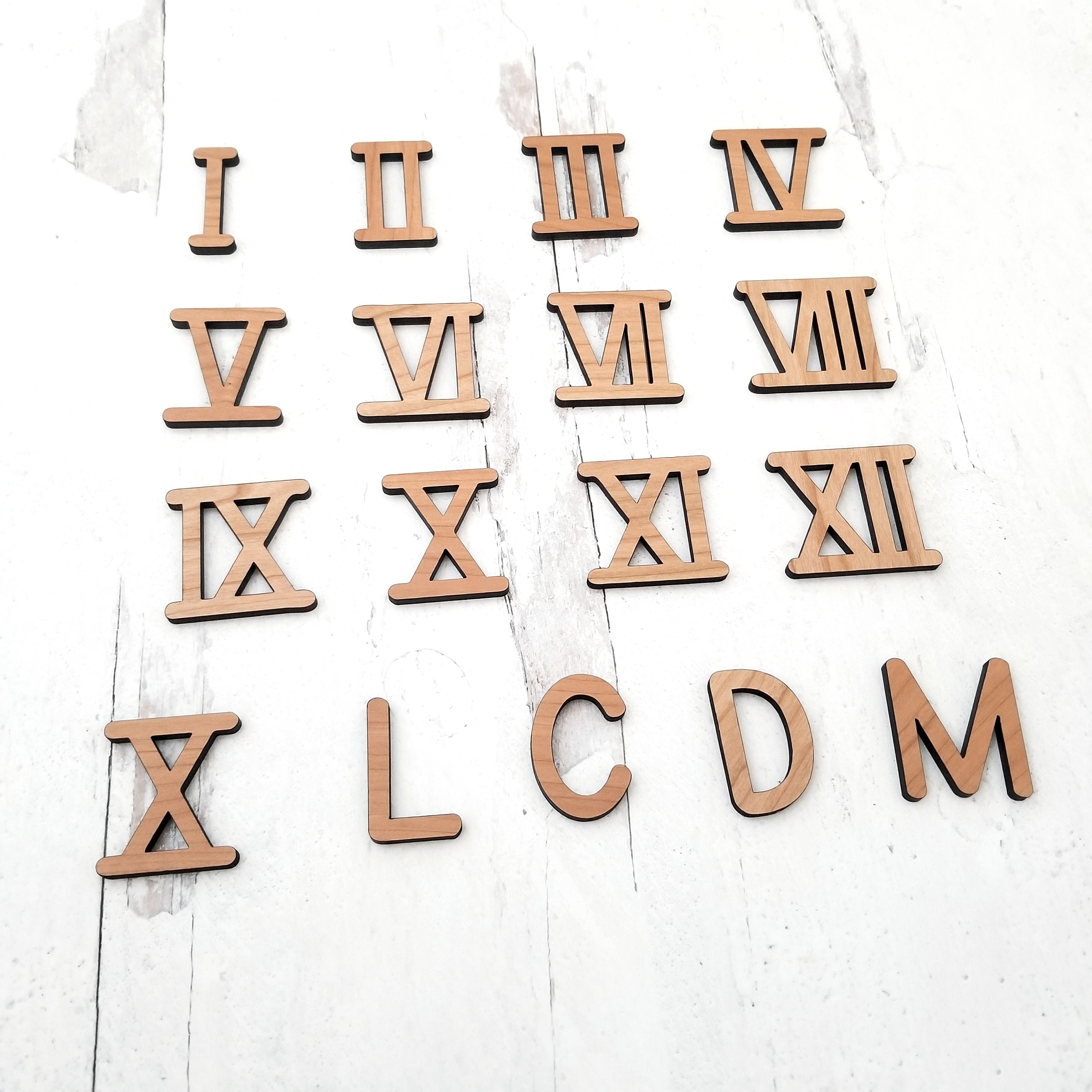 Roman numeral - Wooden moveable numbers – MirusToys