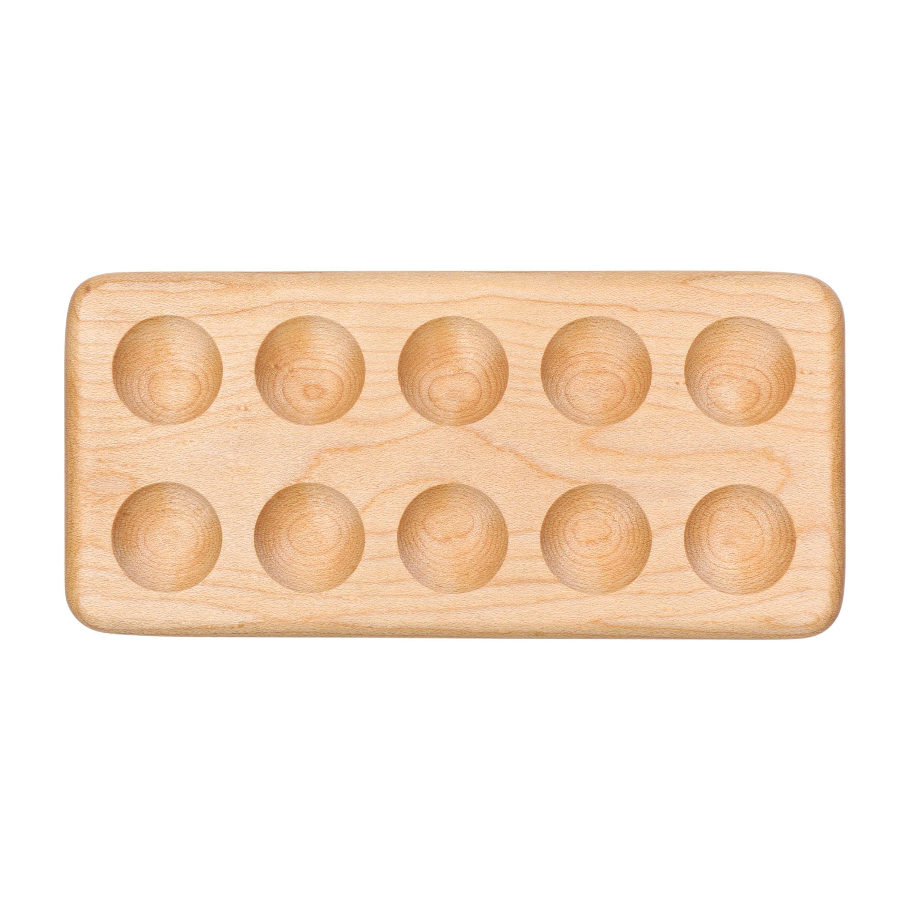 Ten frame - wooden ten board - math manipulative- Montessori – MirusToys