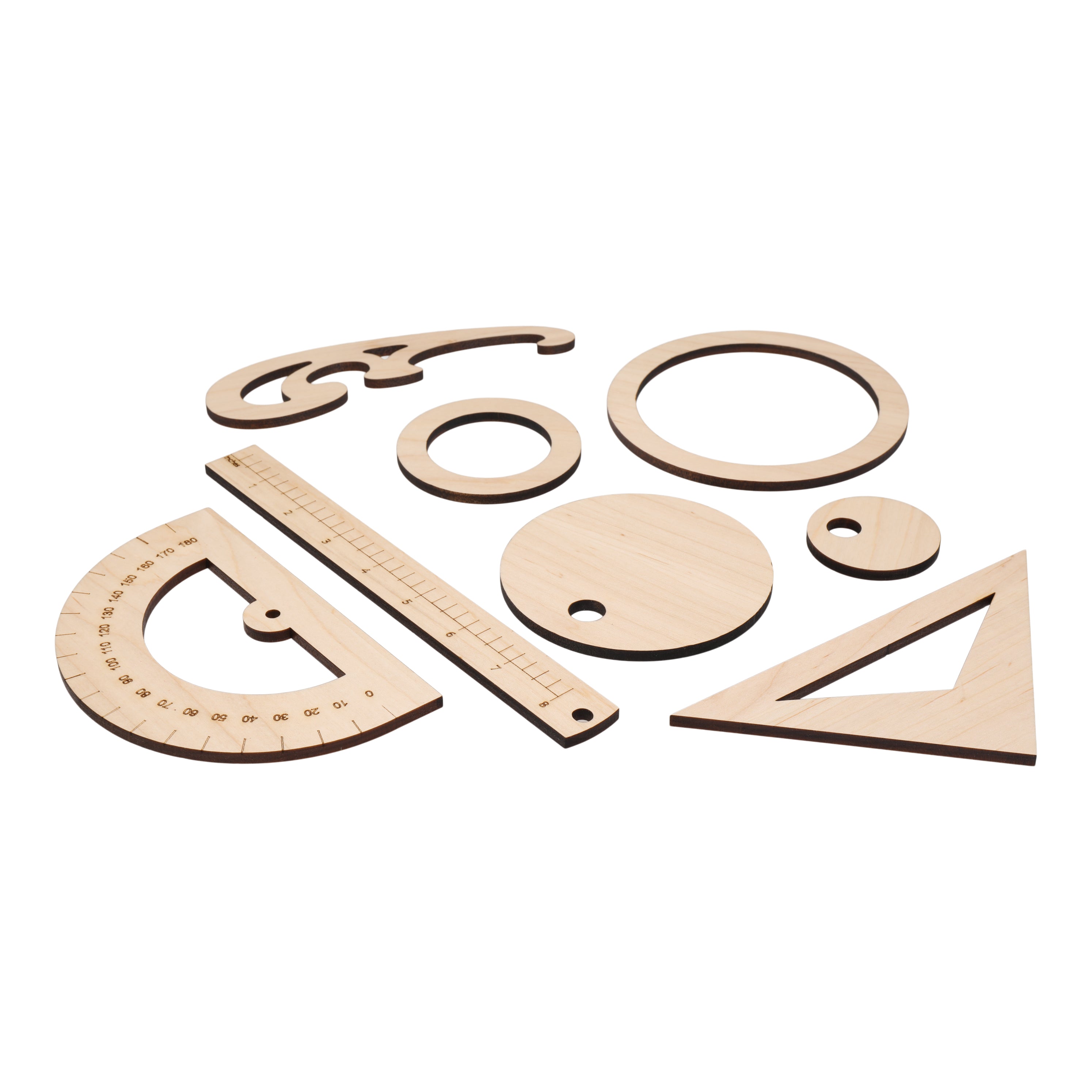 SECONDS/IMPERFECT Kids drafting kit - Geometry kit - Montessori toy ...