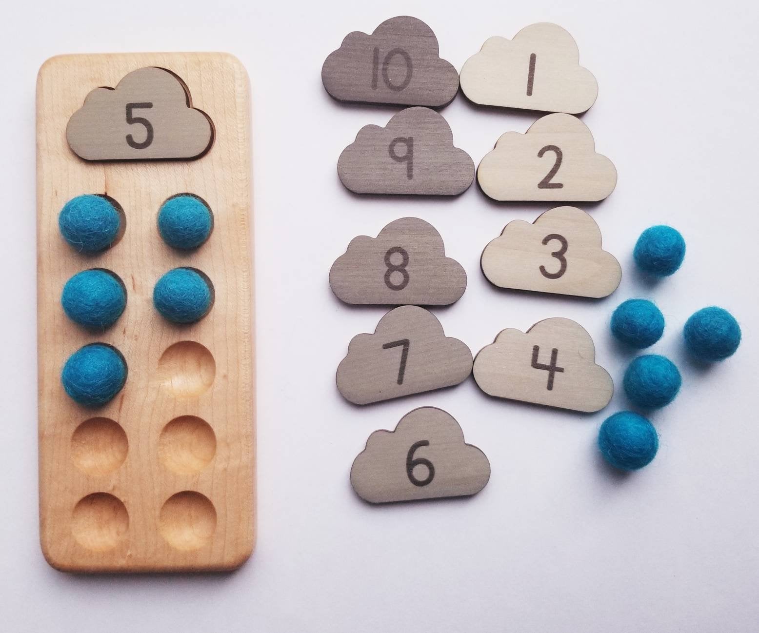 Ten frame - montessori materials- 10 frame - kindergarten math - count ...